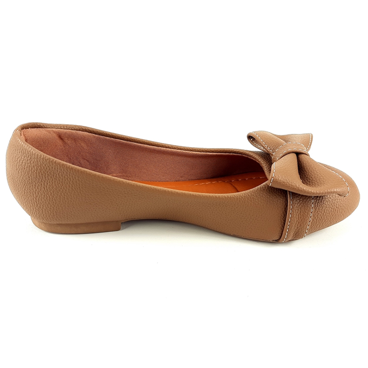 Sapatilha Feminina Ocre Laço Bico Redondo - CECI Calçados | Atacado de ...